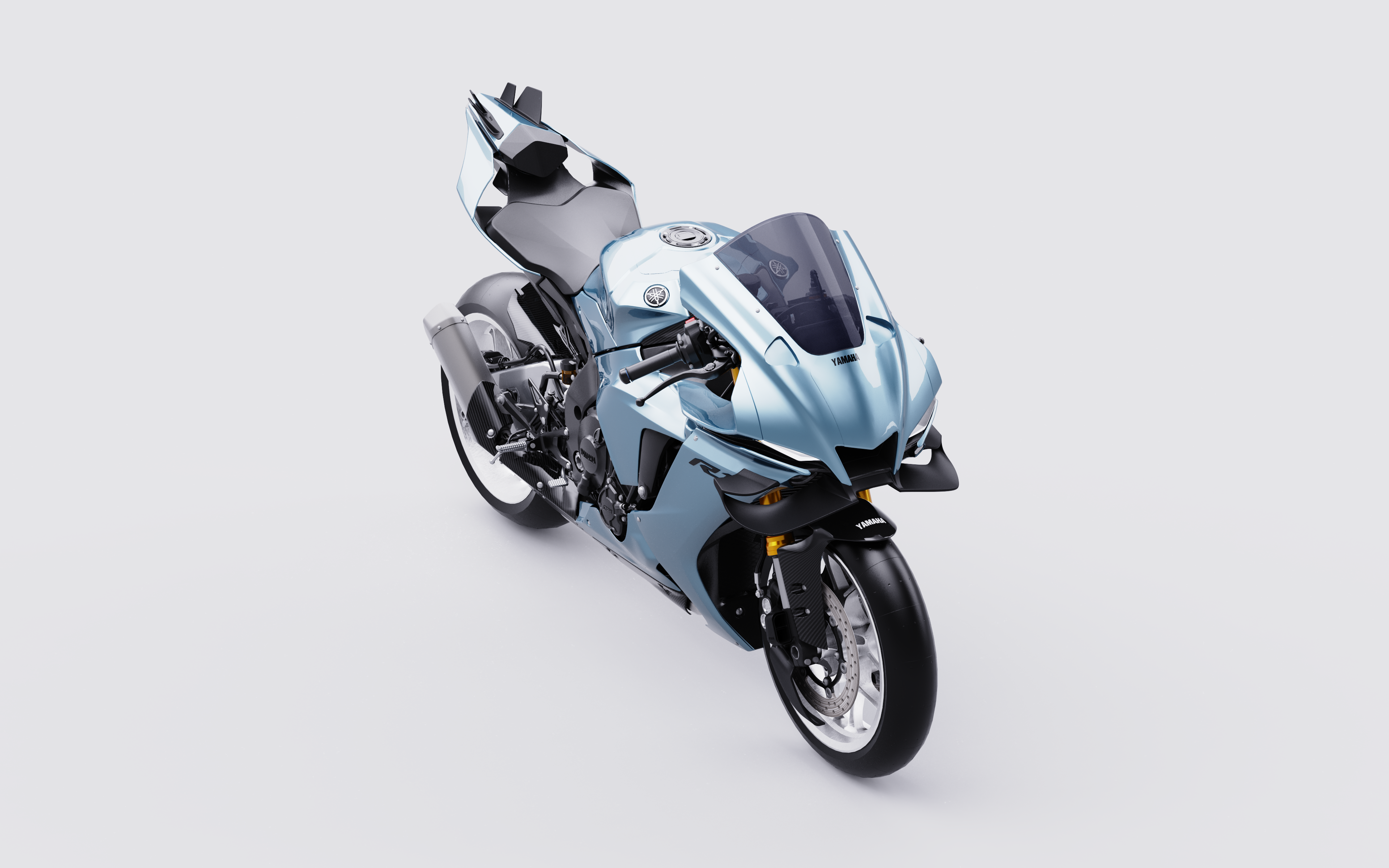 GP Brake cooler - Yamaha R1/R6/MT10 – front3d