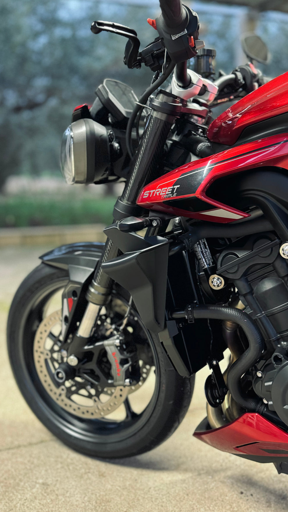 Side Wings - Triumph Street Triple 765 – front3d