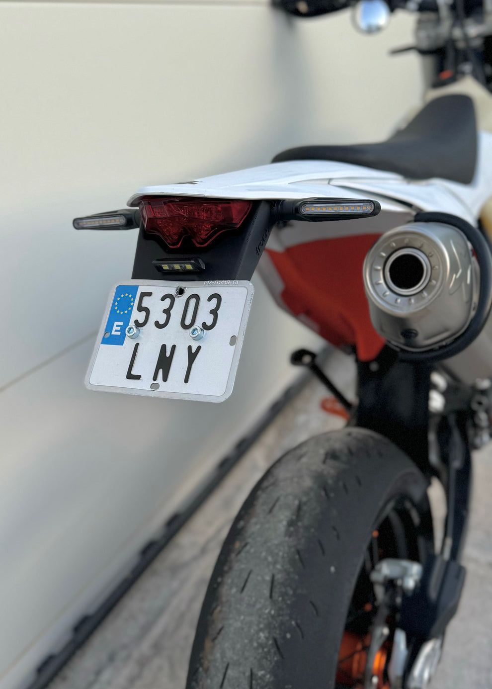 License Plate Holder 2 - KTM – front3d